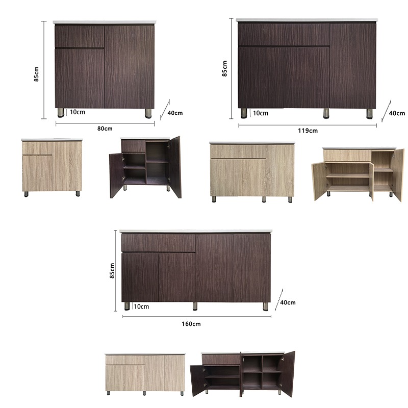 Minimalist modern multi-purpose storage cabinet, kitchen cabinet ...
