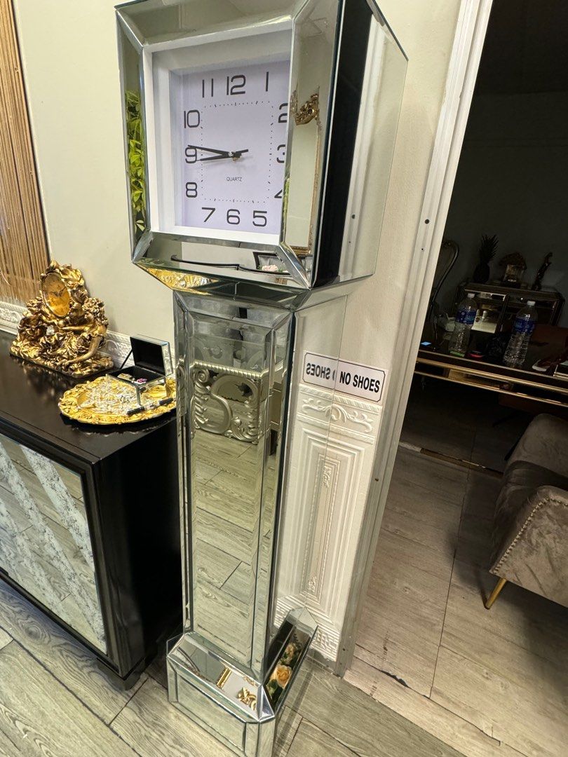 Mirrored | Standing clock | Modern Luxury, Furniture & Home Living ...