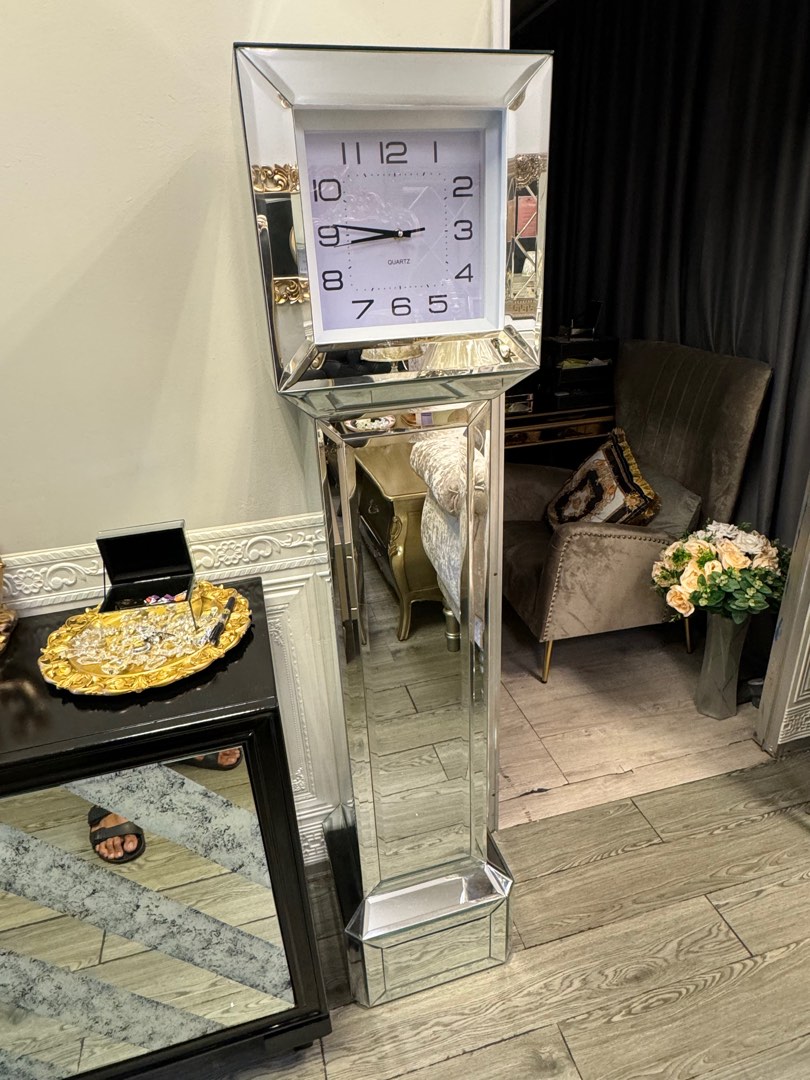 Mirrored | Standing clock | Modern Luxury, Furniture & Home Living ...