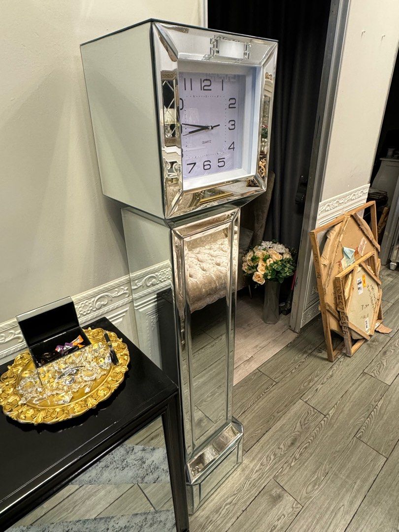 Mirrored | Standing clock | Modern Luxury, Furniture & Home Living ...