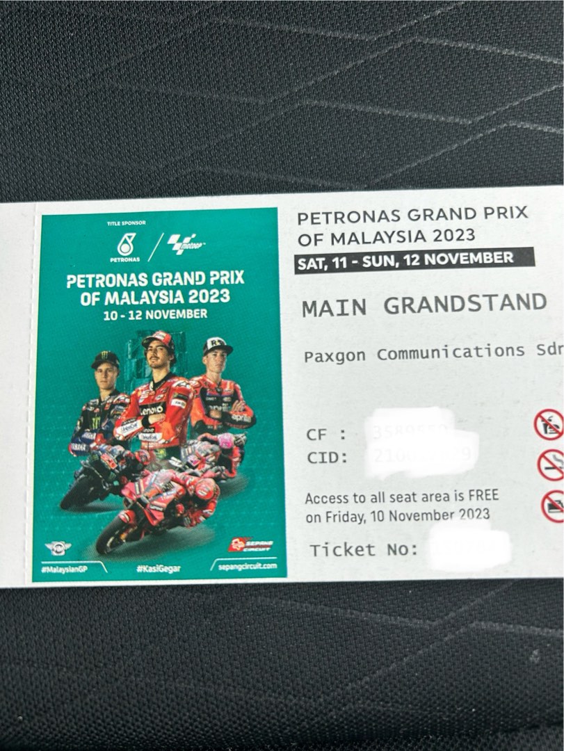Motogp 2023 Tickets