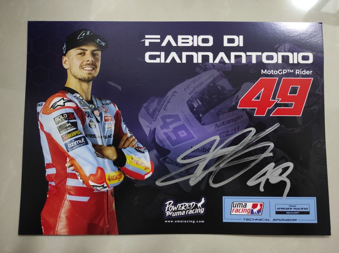 MotoGP Rider Signature Autograph 2023, Hobbies & Toys, Collectibles ...