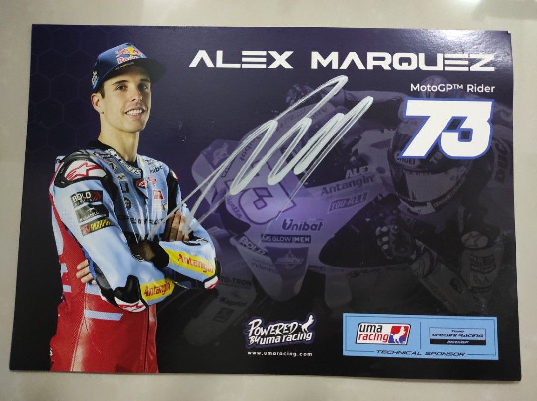 MotoGP Rider Signature Autograph 2023, Hobbies & Toys, Collectibles ...