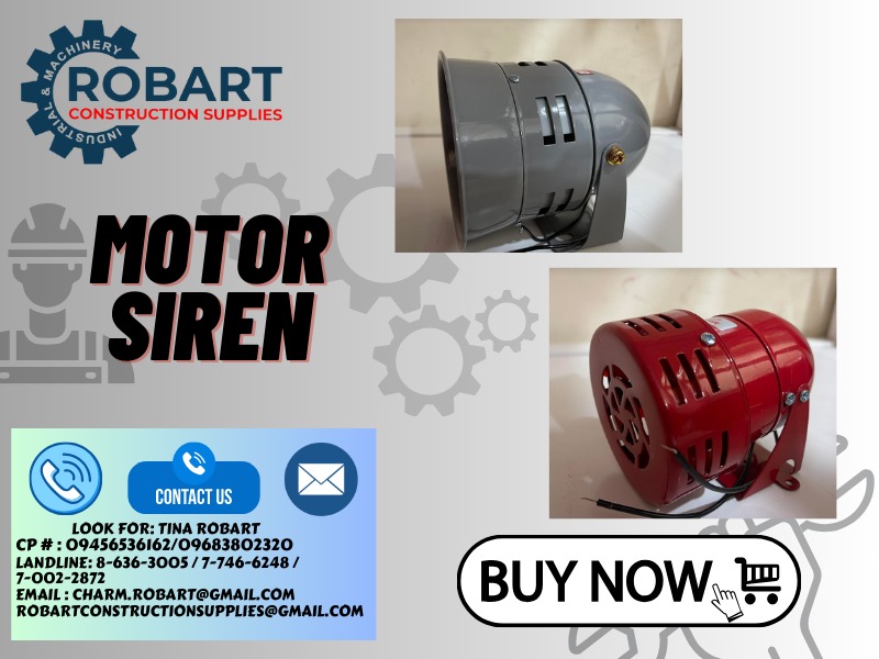 Motor Siren, Commercial & Industrial, Construction & Building Materials ...