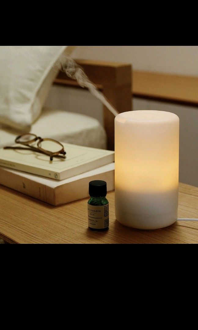 Muji humidifier diffuser with light and changing speed, Furniture ...