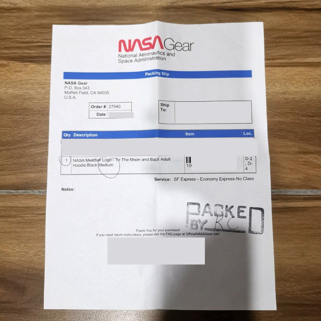 NASA Gear Official Original Authentic Meatball Logo Love you To Moon ...