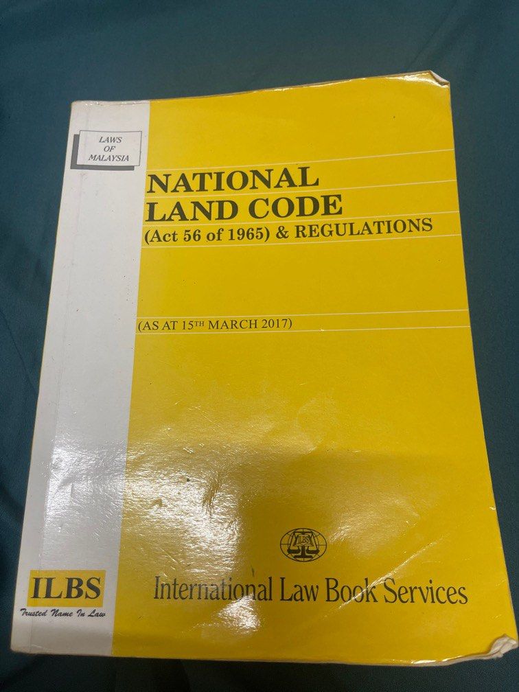 National Land Code, Hobbies & Toys, Books & Magazines, Textbooks on ...
