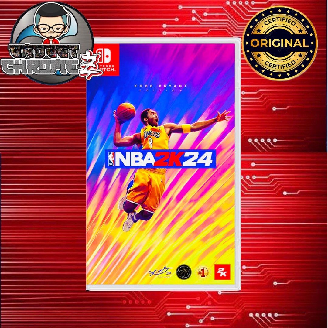NBA 2K24 Kobe Bryant Edition | Nintendo Switch Game | BRANDNEW, Video ...