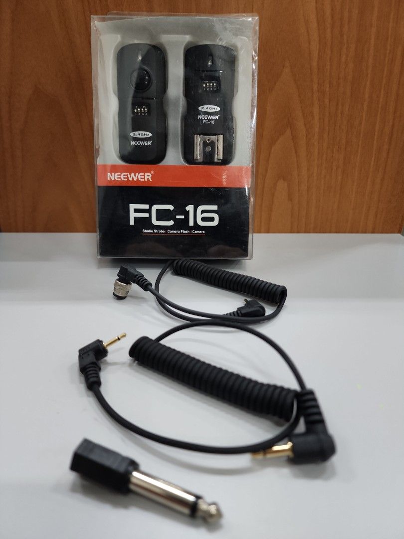 NEEWER FC-16 Wireless Flash Trigger with Remote Shutter for Nikon ...