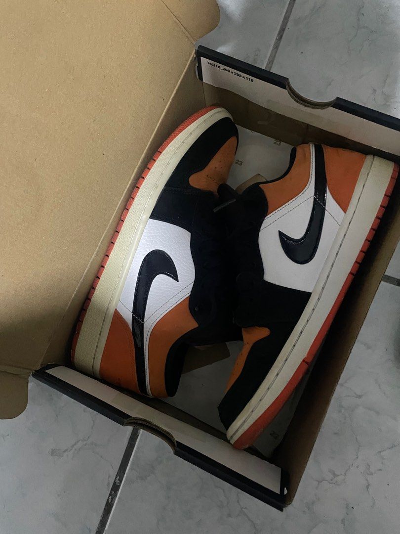 Nike Air Jordan 1 Low Shattered BackBoard, Men's Fashion, Footwear ...