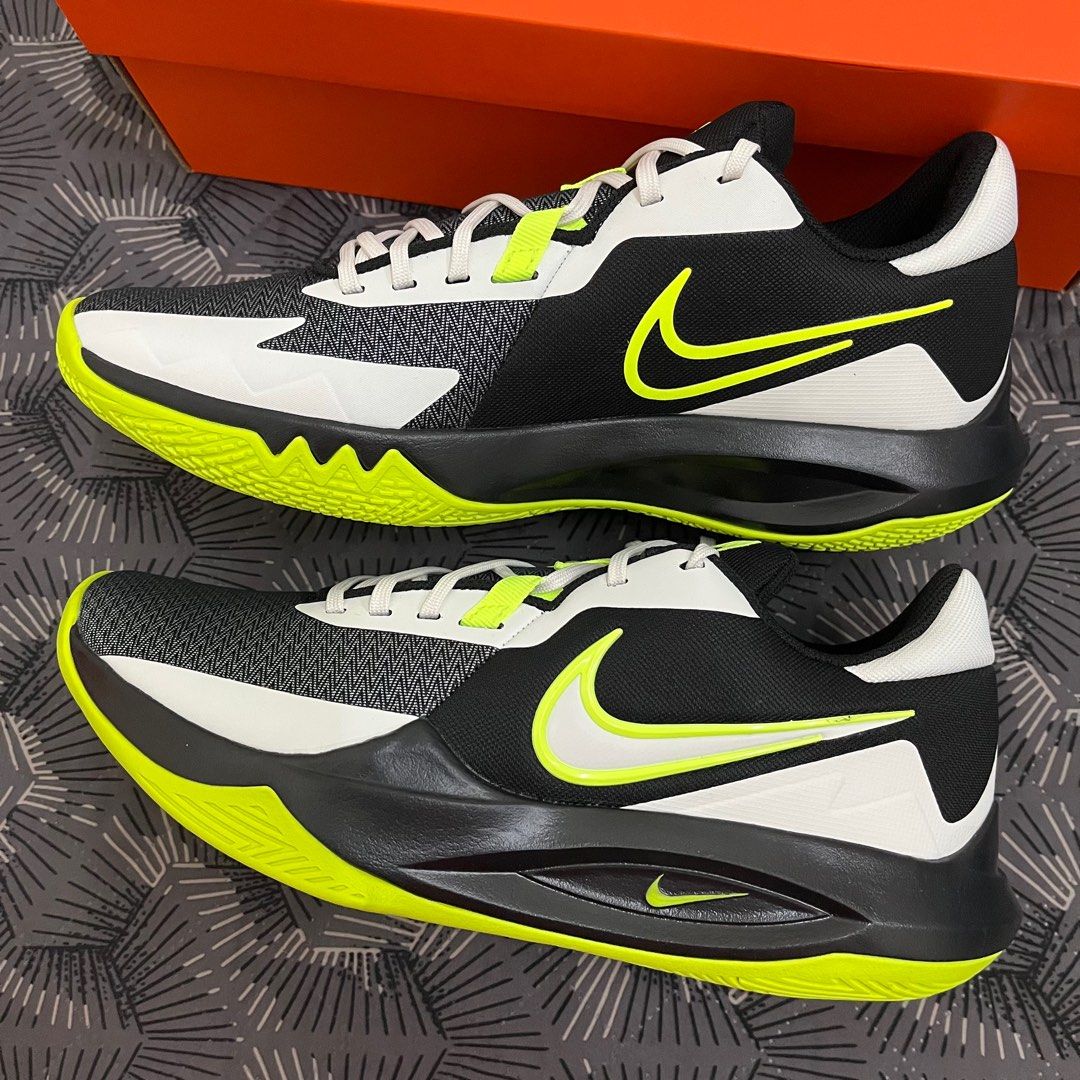 Nike Precision 6 Mens Basketball Black Volt US 10, Men's Fashion ...