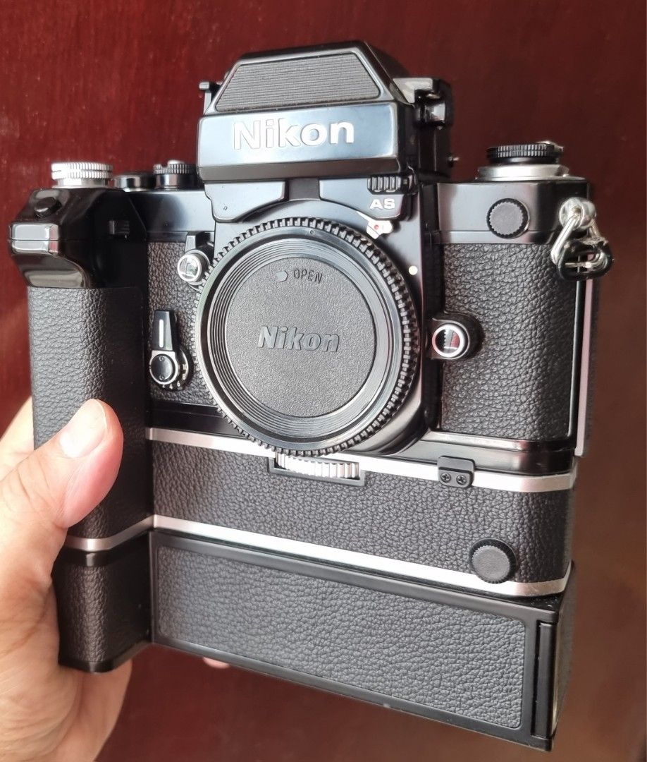 Nikon F2-AS with Md2 Motor Drive Film Camera, Photography, Cameras on ...