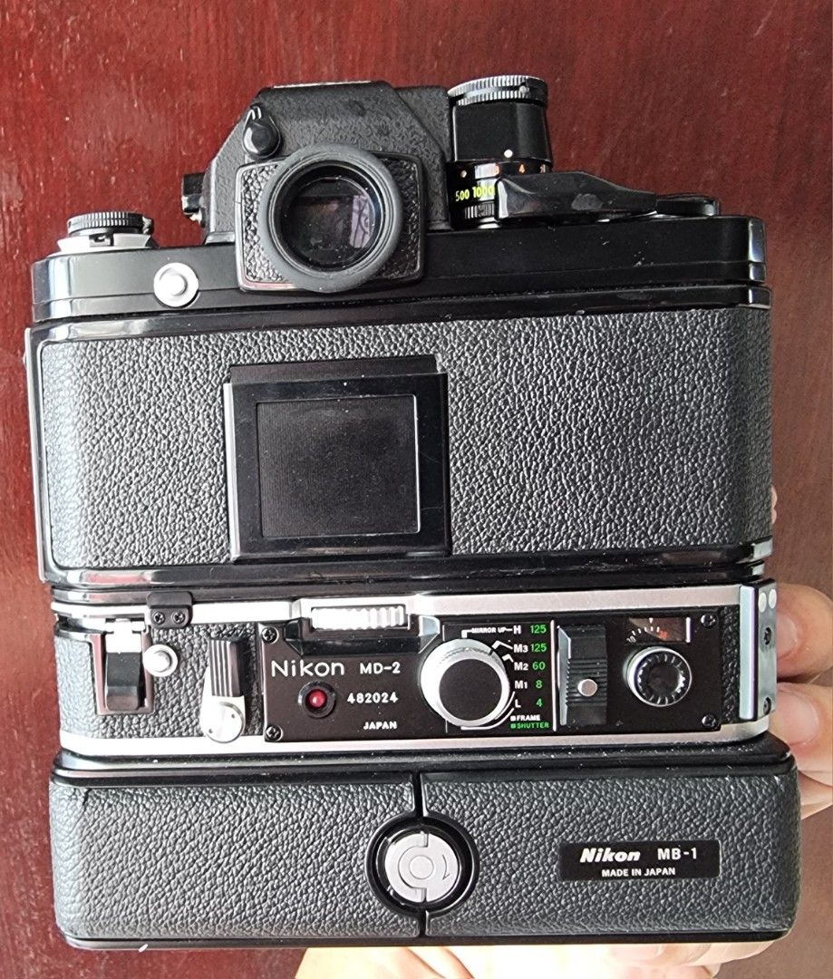 Nikon F2-AS with Md2 Motor Drive Film Camera, Photography, Cameras on ...