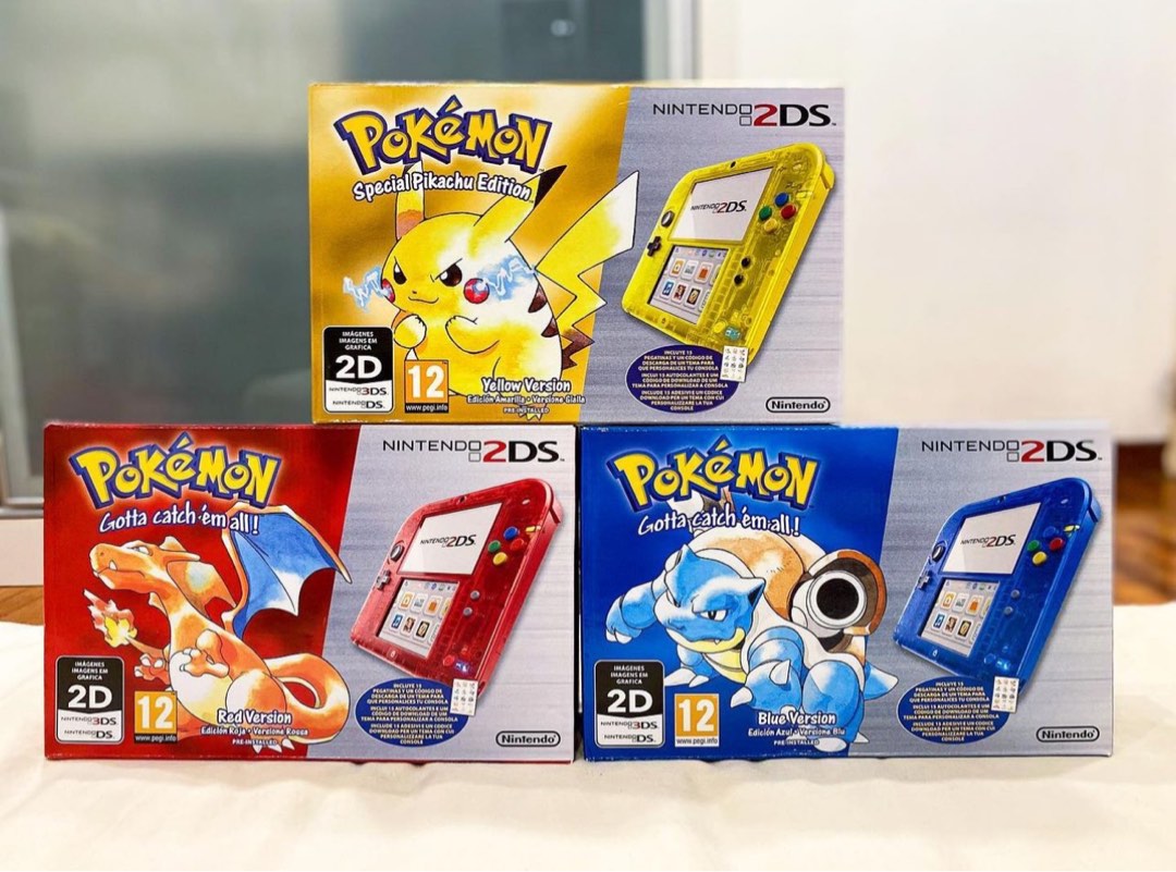 Nintendo 2DS Pokemon 20th Anniversary Edition Consoles (EU), Video ...