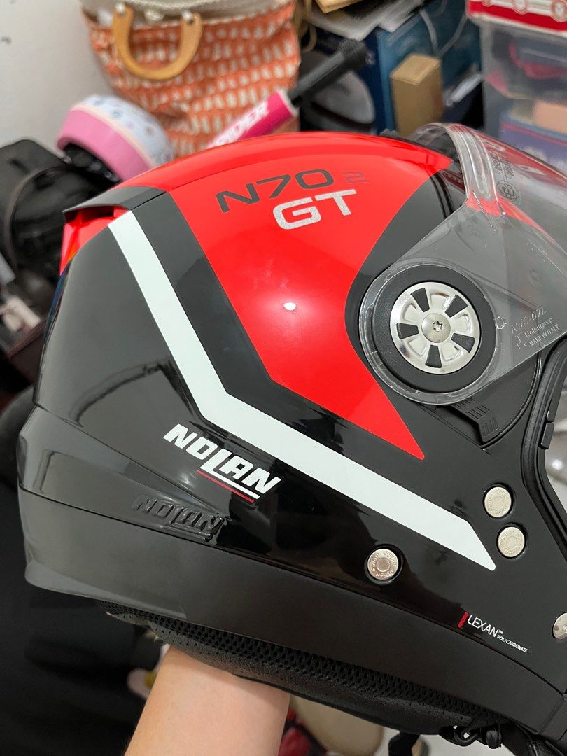 Nolan N702 GT Glaring Ncom seri 47, Motor di Carousell