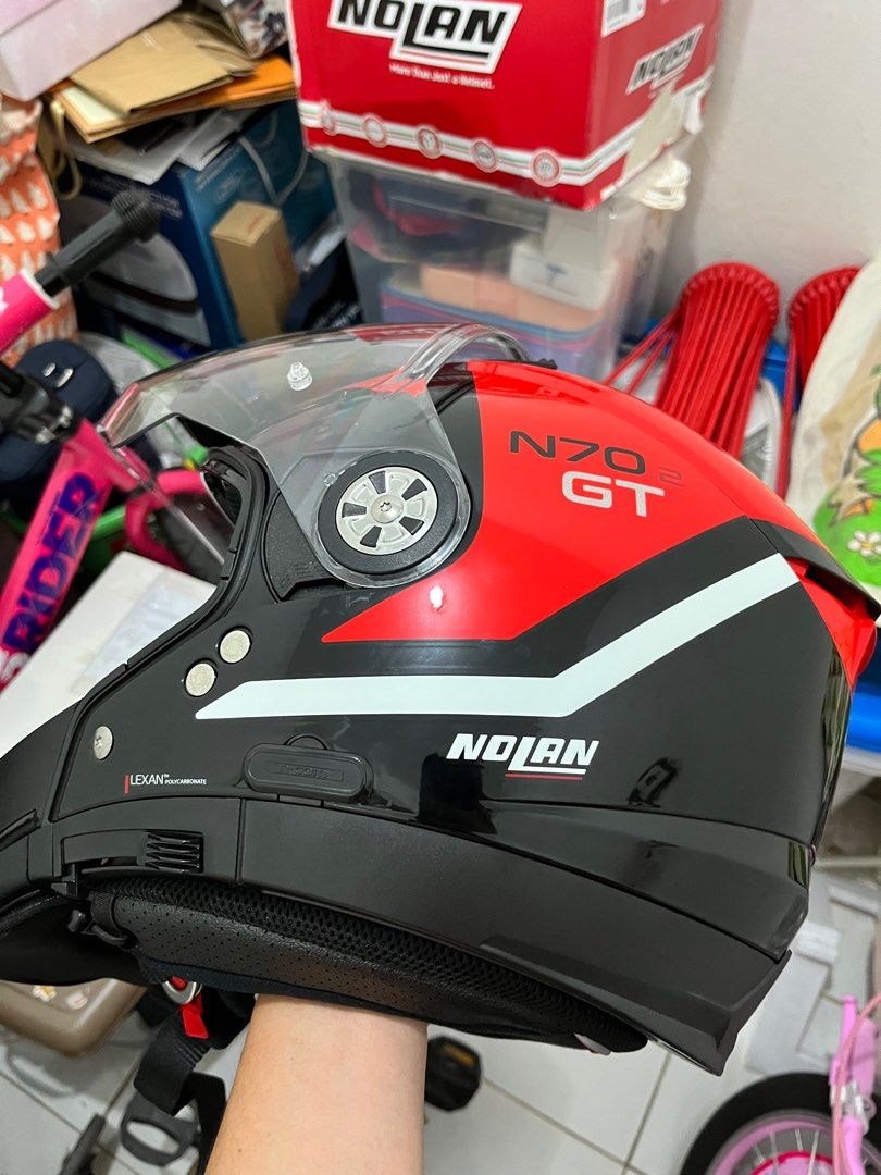 Nolan N702 GT Glaring Ncom seri 47, Motor di Carousell