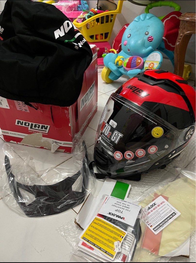 Nolan N702 GT Glaring Ncom seri 47, Motor di Carousell