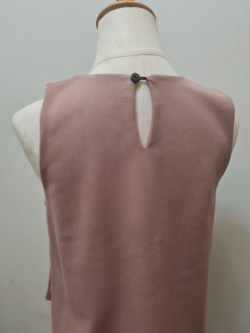 Old rose terno set, Women's Fashion, Tops, Sleeveless on Carousell