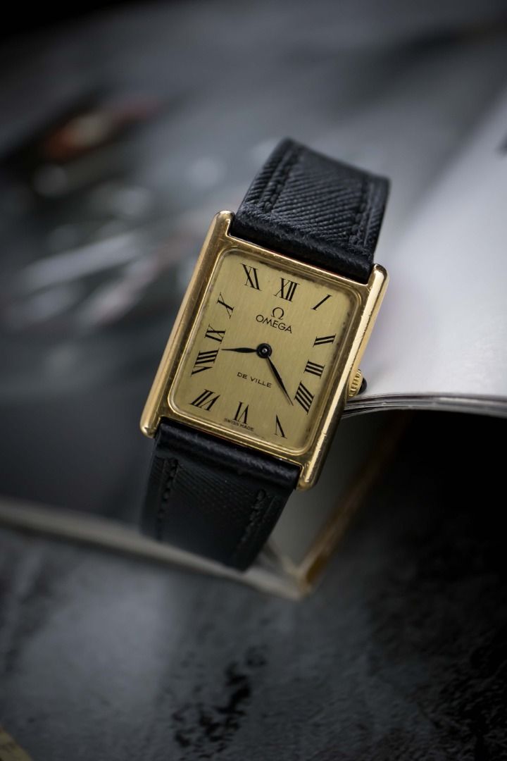 Omega Deville Tank Type, Luxury, Watches on Carousell