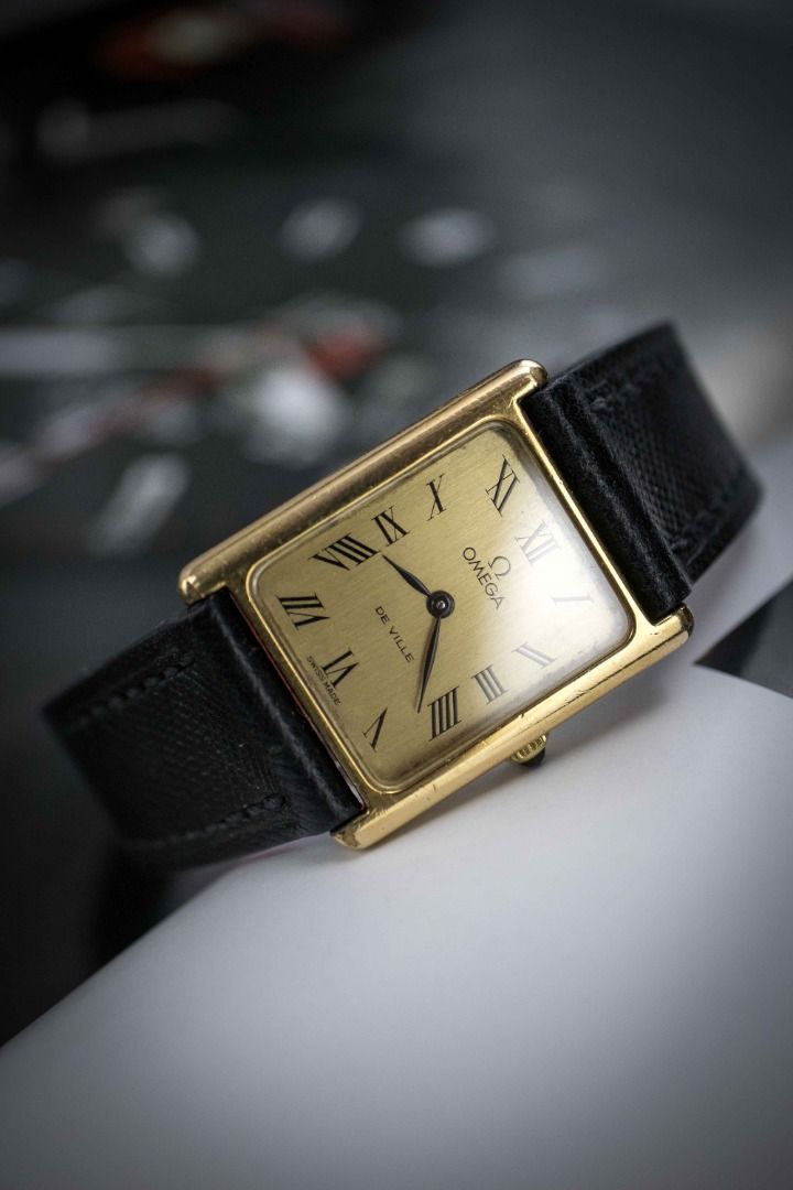 Omega Deville Tank Type, Luxury, Watches on Carousell