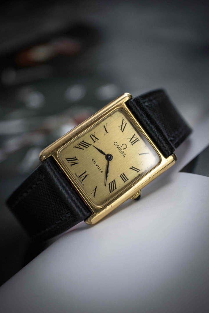 Omega Deville Tank Type, Luxury, Watches on Carousell