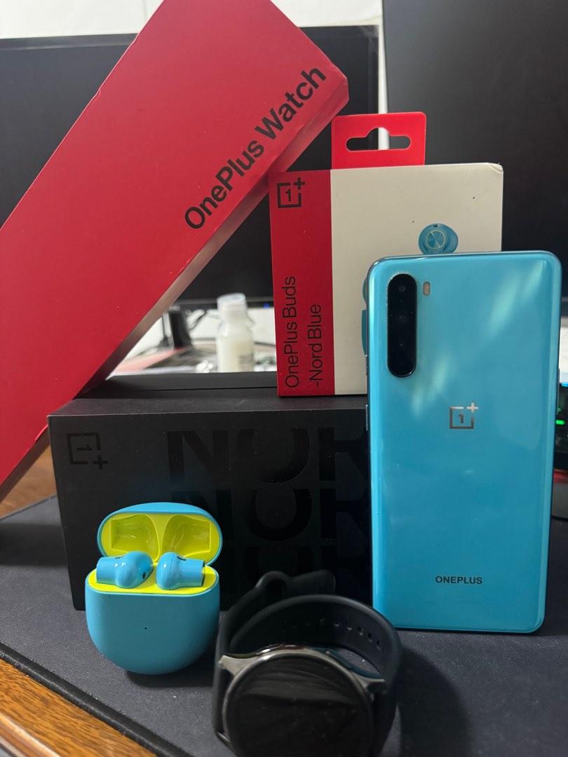 OnePlus Bundle (Nord + Buds + Watch) Blue 128 GB, Mobile Phones ...