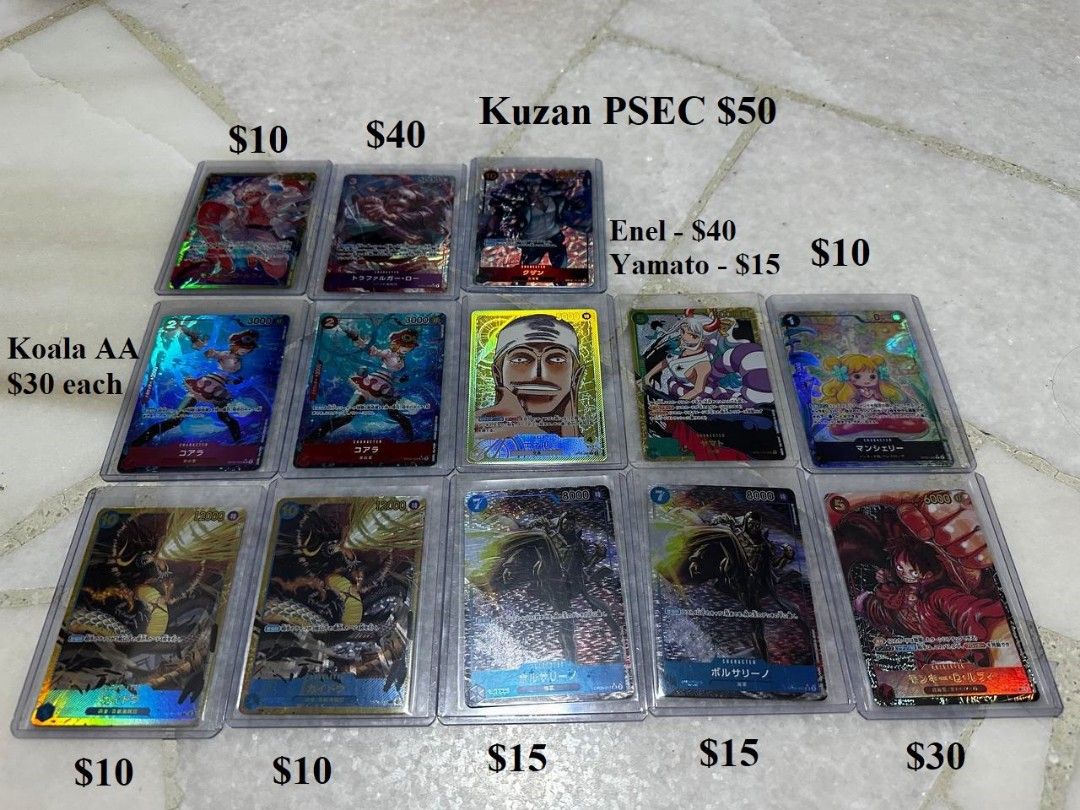 OP05 cards, Hobbies & Toys, Toys & Games on Carousell