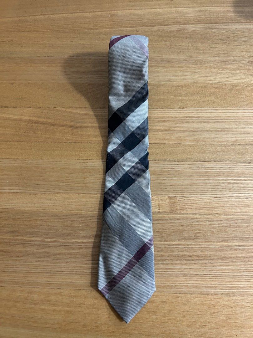 Original Burberry Check Tie, Men's Fashion, Watches & Accessories, Ties ...