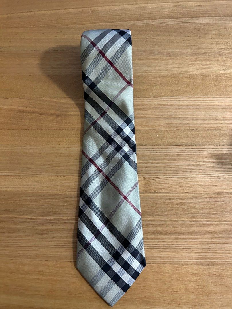 Original Burberry Check Tie, Men's Fashion, Watches & Accessories, Ties ...