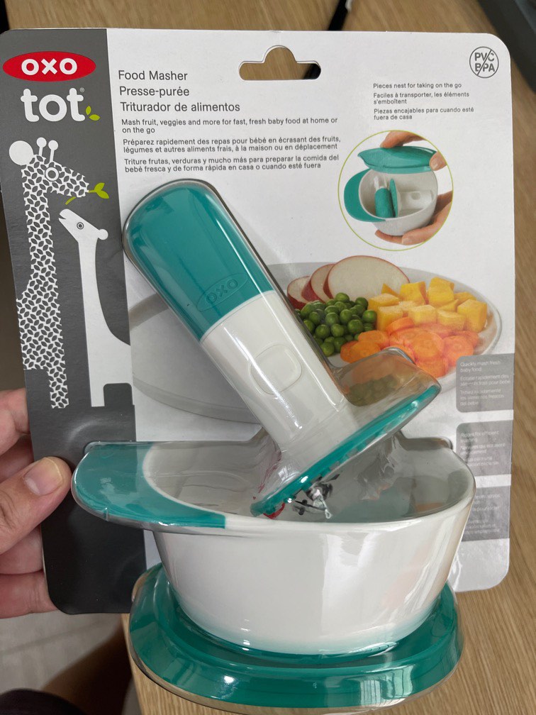 OXO Tot Food Masher, Babies & Kids, Nursing & Feeding, Weaning & Toddler Feeding on Carousell