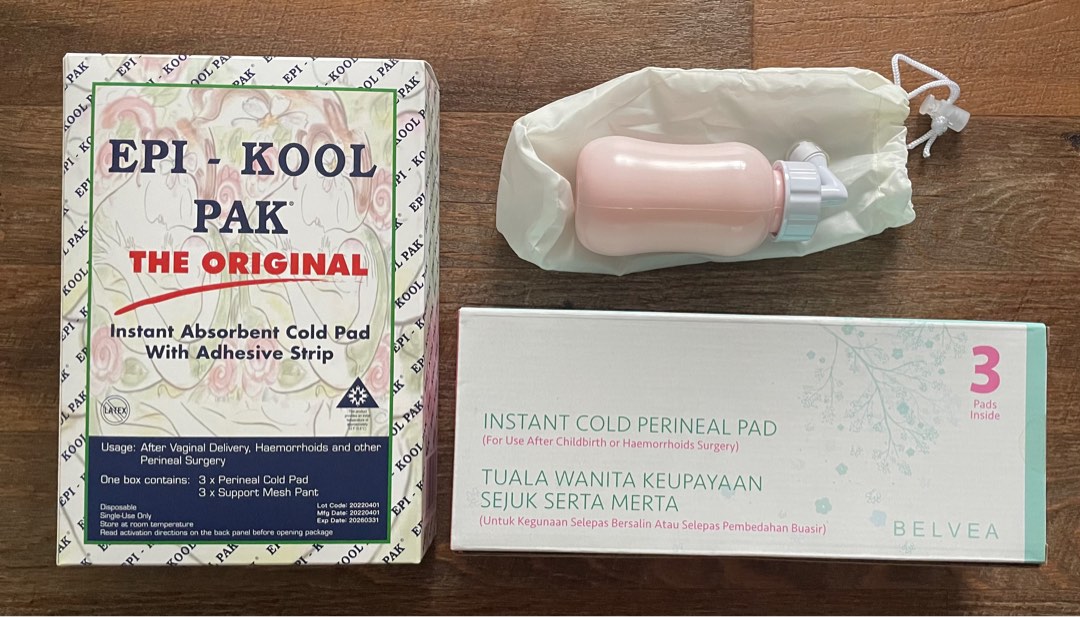 Perineal cooling pads and bottle, Babies & Kids, Maternity Care on ...