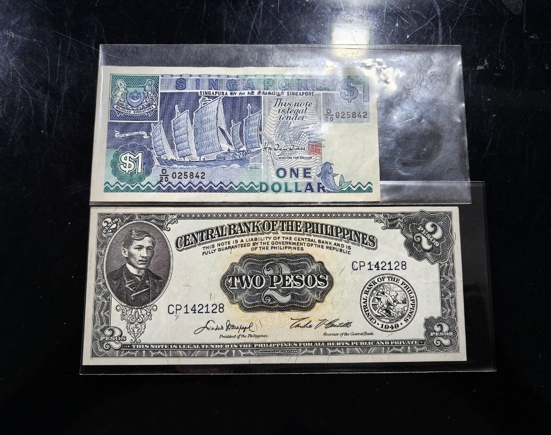 Philippines 1949 2 Pesos Banknote Currency XF, Hobbies & Toys ...
