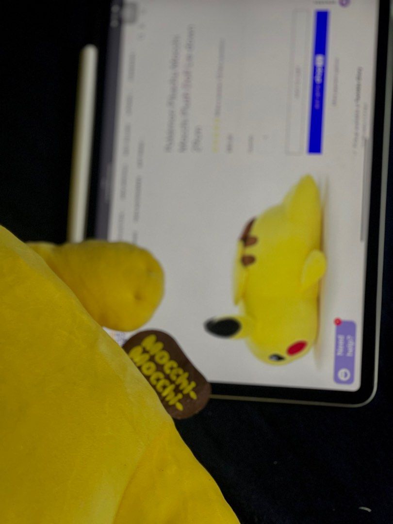 Pikachu Pokemon Mocchi-Mocchi Plush Mallow, Hobbies & Toys, Toys ...