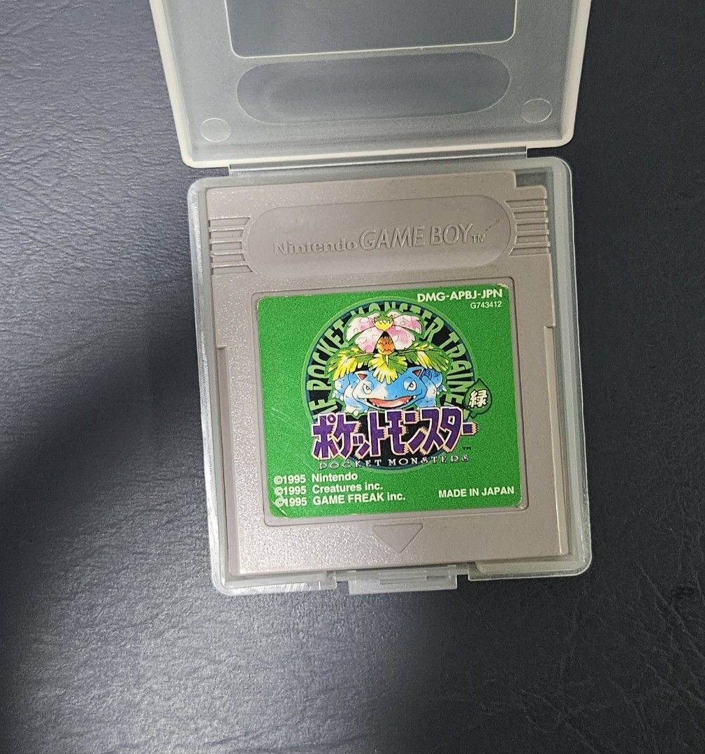Pokemon Gameboy Green, Video Gaming, Video Games, Nintendo on Carousell
