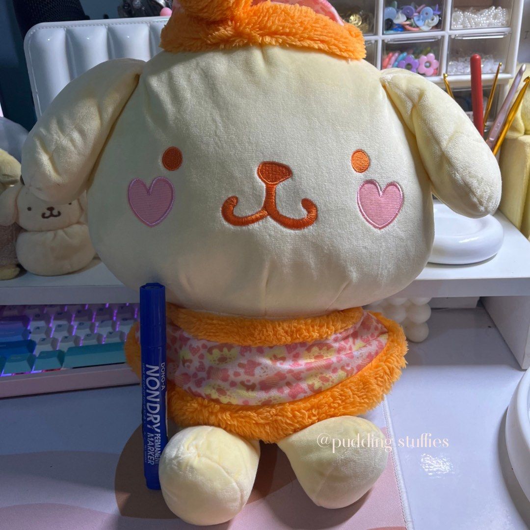 Pompompurin Heart Cheeks Orange Fur, Hobbies & Toys, Toys & Games on ...
