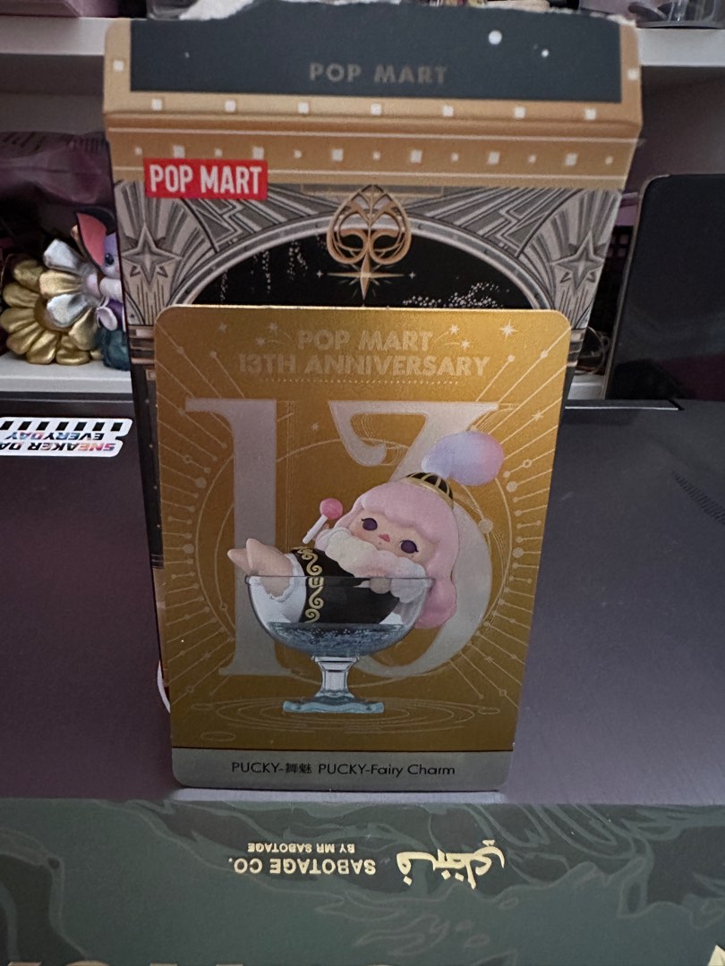 Popmart 13th Anniversary Spotlight Pucky - Fairy Charm, Hobbies & Toys ...