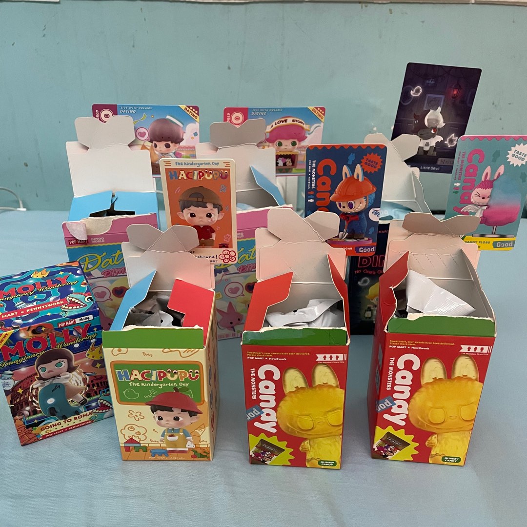popmart dimoo labubu molly hacipupu, 興趣及遊戲, 玩具 & 遊戲類 - Carousell