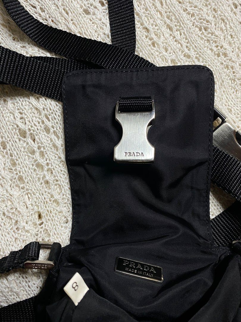 PRADA classic black parachute canvas, Luxury, Bags & Wallets on Carousell