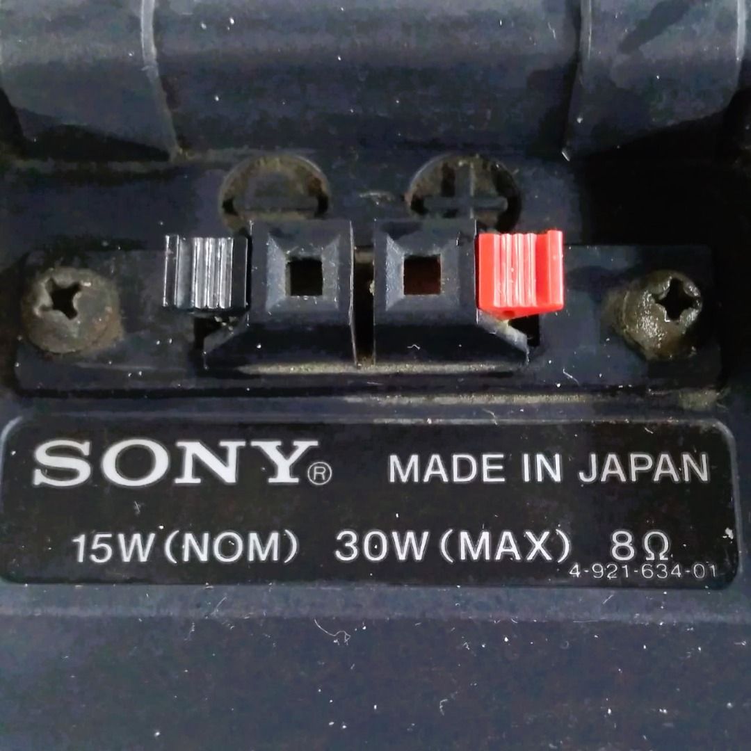 Preloved sepasang speaker SONY apm 2 way vintage jadul pasif surround ...