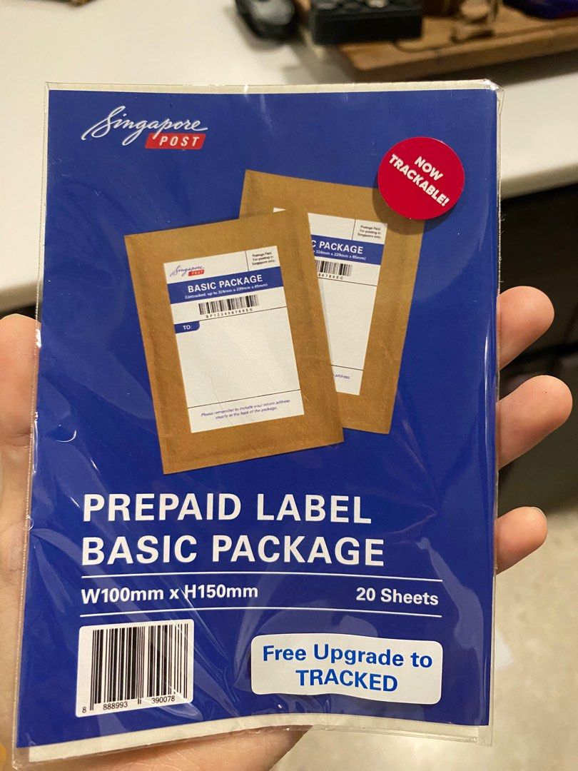 Prepaid label for tracked mail - $1.40 each- minimum purchase 20 ...