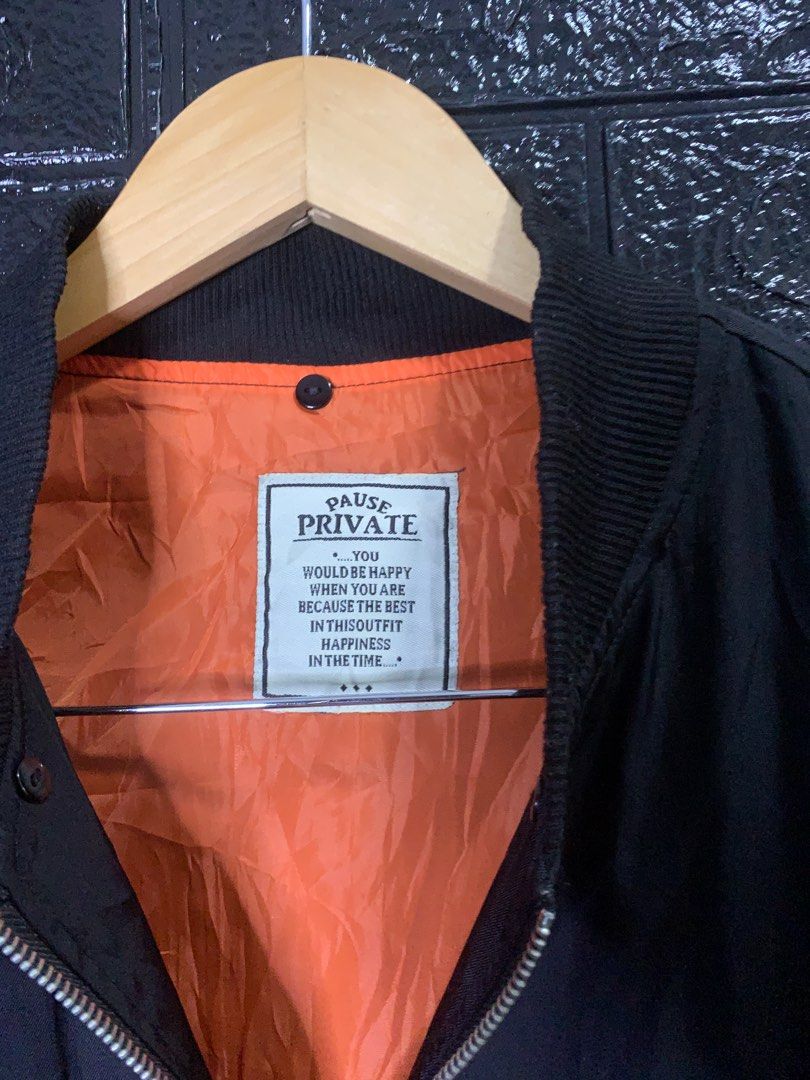 Private pause bomber jacket, Men's Fashion, Coats, Jackets and ...