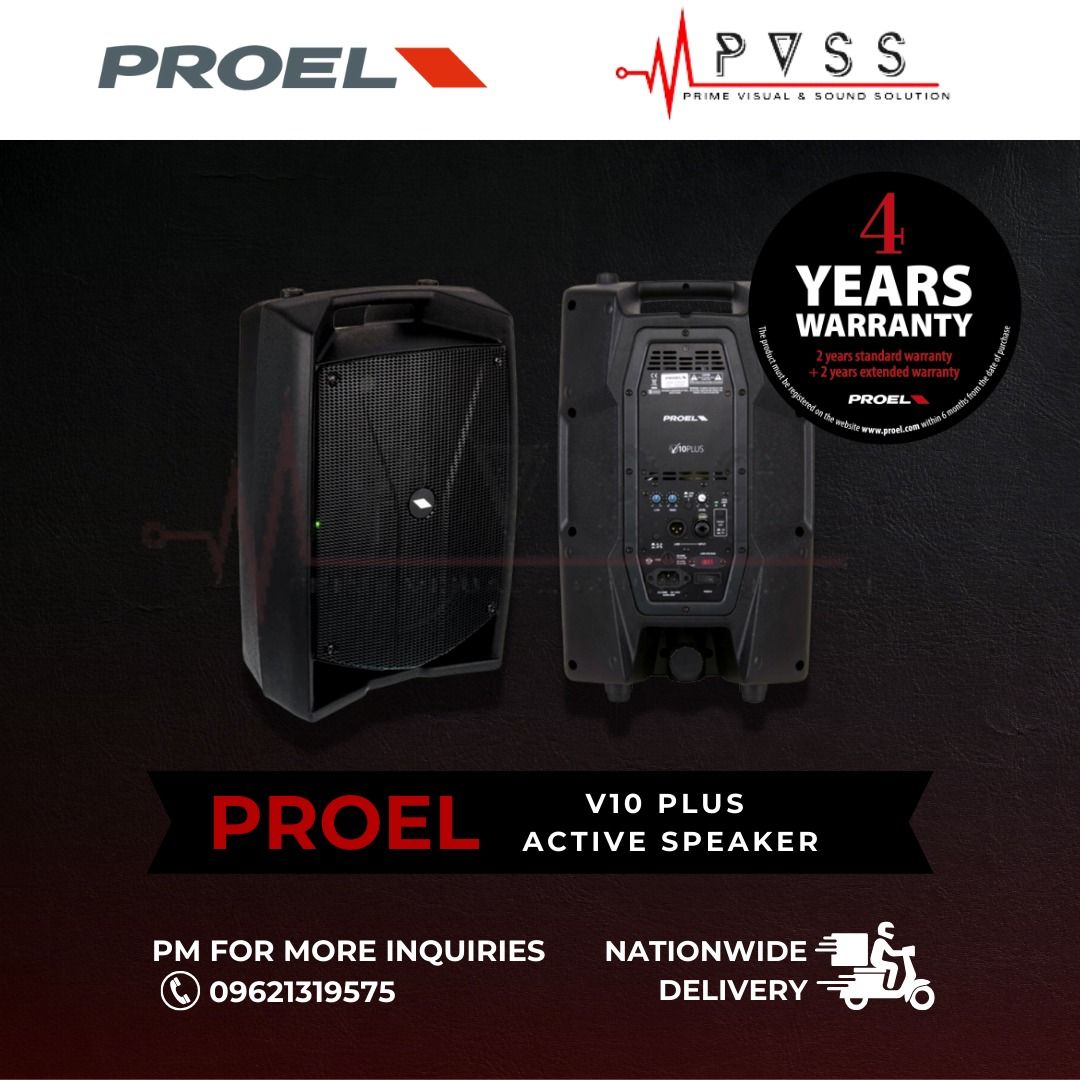 “Proel”Active Speaker V10Plus, Audio, Soundbars, Speakers & Amplifiers ...