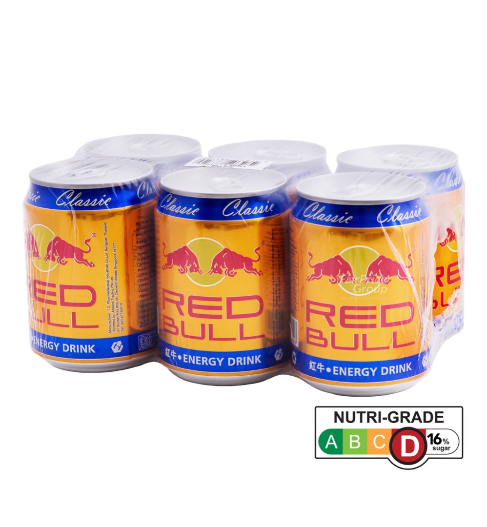 Red Bull Original Authentic 6cans, Food & Drinks, Beverages on Carousell