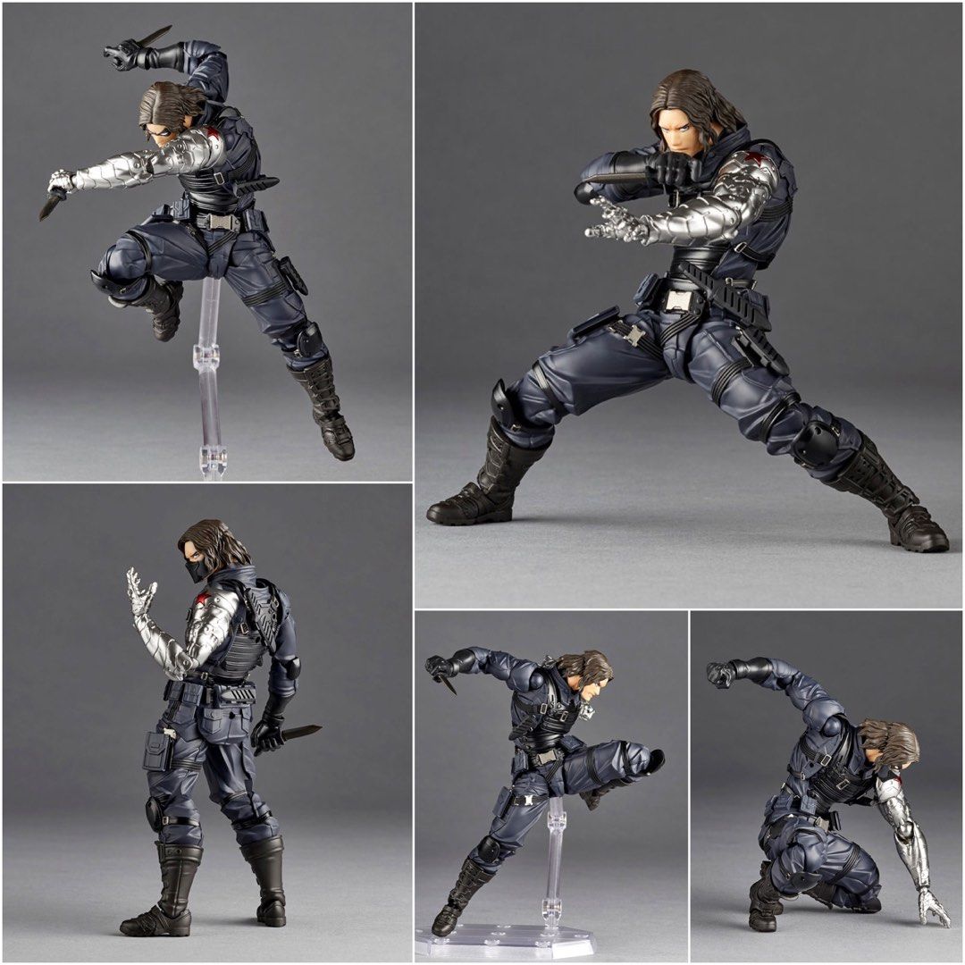 Revoltech Amazing Yamaguchi Winter Soldier, Hobbies & Toys, Toys ...