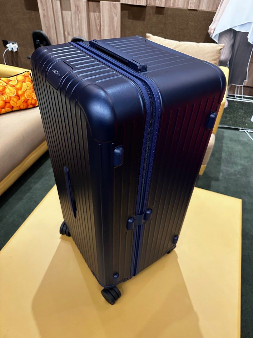 Rare Colour! RIMOWA Essential Trunk Plus Blue Matt, Hobbies & Toys ...