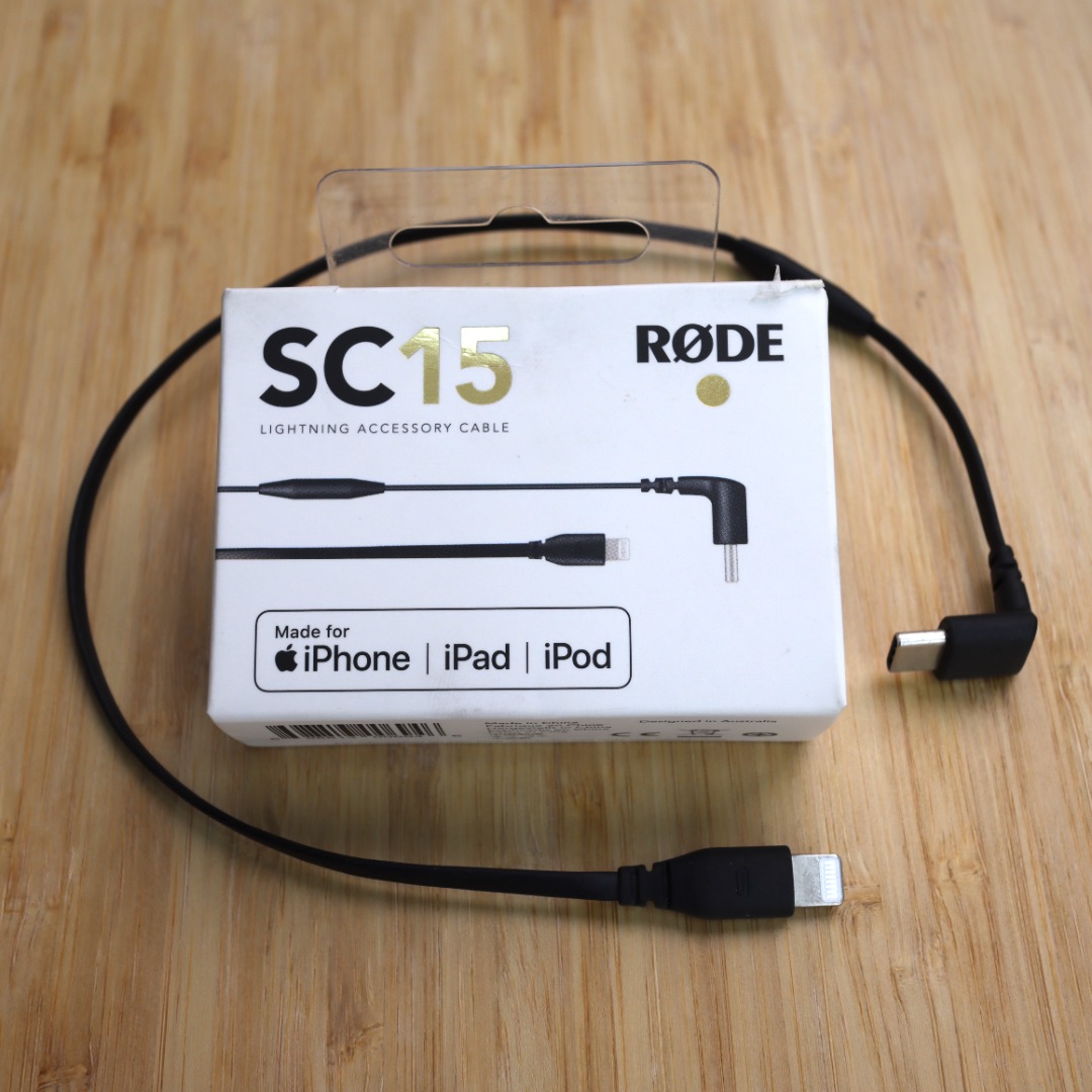 RODE SC15 USB-C to Lightning (Authentic), Audio, Microphones on Carousell
