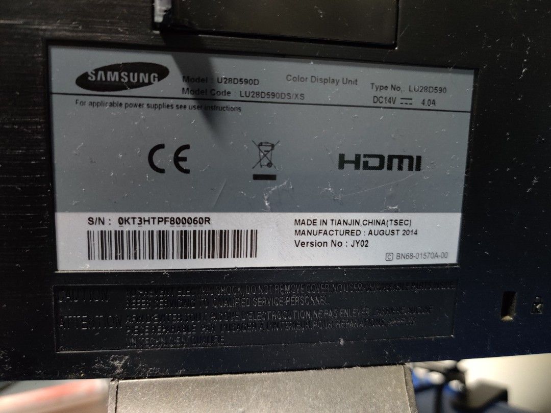 Samsung 4K 28 inch Monitor, Computers & Tech, Parts & Accessories ...