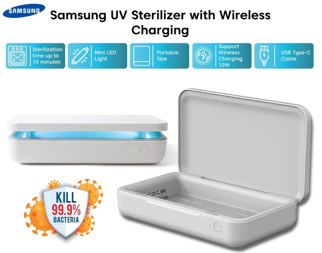 Samsung - ITFIT GP-TOU020 白色無線充電紫外線消毒器 C&T UV sterilizer with wireless ...