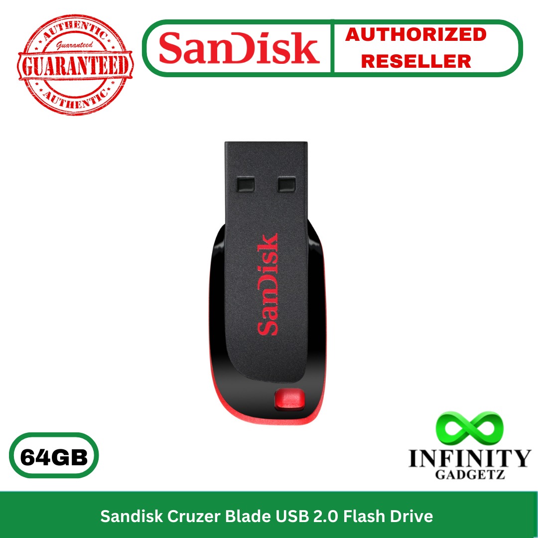 Sandisk Cruzer Blade Gb Usb Flash Drive Computers Tech Parts Accessories Hard Disks