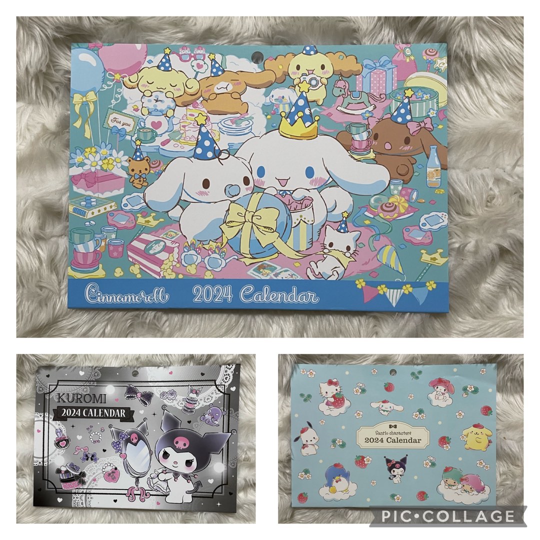 Sanrio Character Wall Calendar, Hobbies & Toys, Stationary & Craft ...